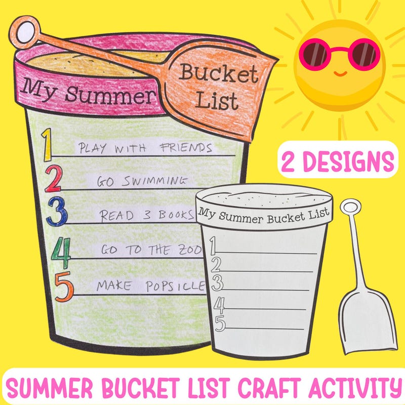Summer Bucket List - Etsy