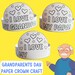 Grandparents Day Crown Coloring Craft Activity, Father's Day Grandpa ...