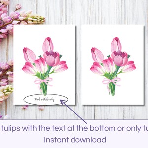 Flower Handprint Craft Art Printable Flower Handprint Bouquet Art ...