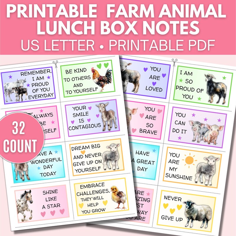 Lunch Box Cards - Etsy