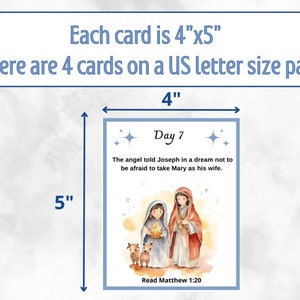 Printable Nativity Advent Bundle of Advent Cards, Nativity Activity ...