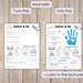 Fathers Day Handprint Craft Printable All About My Dad Coloring Card ...