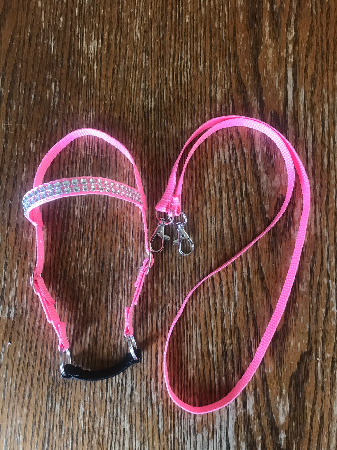Hobby Horse Bridle Pink With Silver Color Bling, Hobby Horse Tack ...