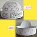 Grandparents Day Crown Coloring Craft Activity, Father's Day Grandpa ...