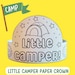 Camping Crafts for Kids Camping Paper Crown Craft Activity, Printable ...