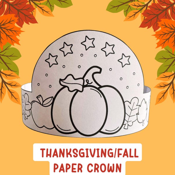 Pumpkin Crown - Etsy