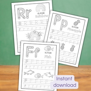 Alphabet Tracing Worksheets for Toddlers Preschool Worksheets Abc ...