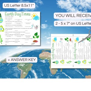 Earth Day Trivia Game for Kids Earth Day Classroom Activity Mother ...