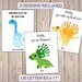 Father's Day Handprint Craft Printable Dinosaurs Happy Father's Day ...