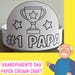 Grandparents Day Crown Coloring Craft Activity, Father's Day Grandpa ...