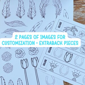 Derby Party Coloring Paper Hats for Boys Printable Derby Horse Race ...