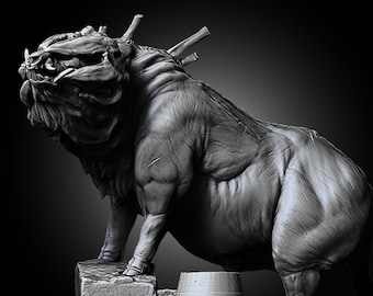 Wendigo Premium Plant Based Resin 3D Printed Miniature, Tabletop Gaming ...