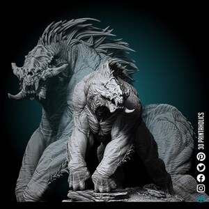 Barlgura - Standing - Premium Plant Based Resin 3D Printed Miniature ...