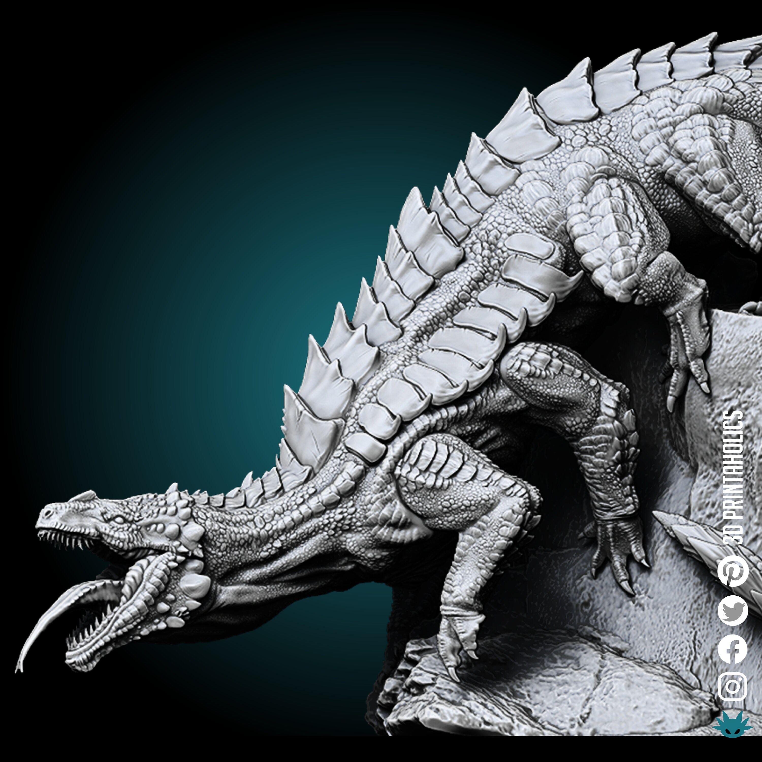 Young Behir Premium Plant Based Resin 3D Printed Miniature - Etsy UK