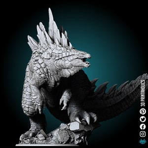 Godzilla/gojira - Premium 4k Plant Based Resin 3D Printed Miniature ...