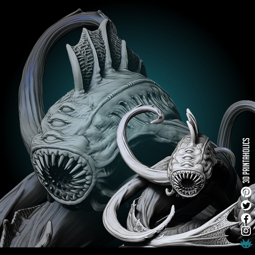Aboleth - Premium Plant Based Resin 3D Printed Miniature, Tabletop ...