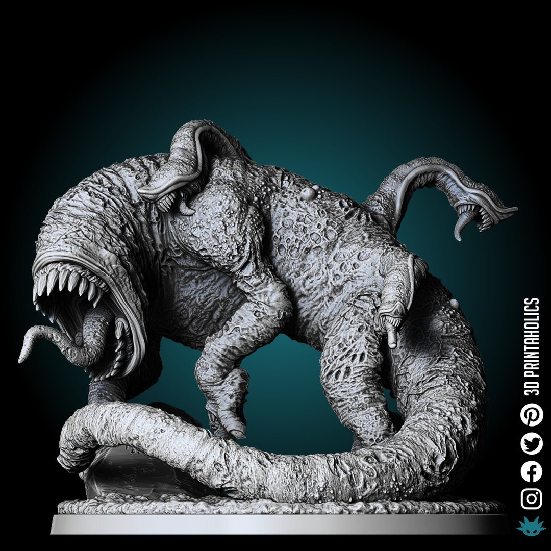 Devourer Beast Premium Plant Based Resin 3D Printed Miniature, Tabletop ...