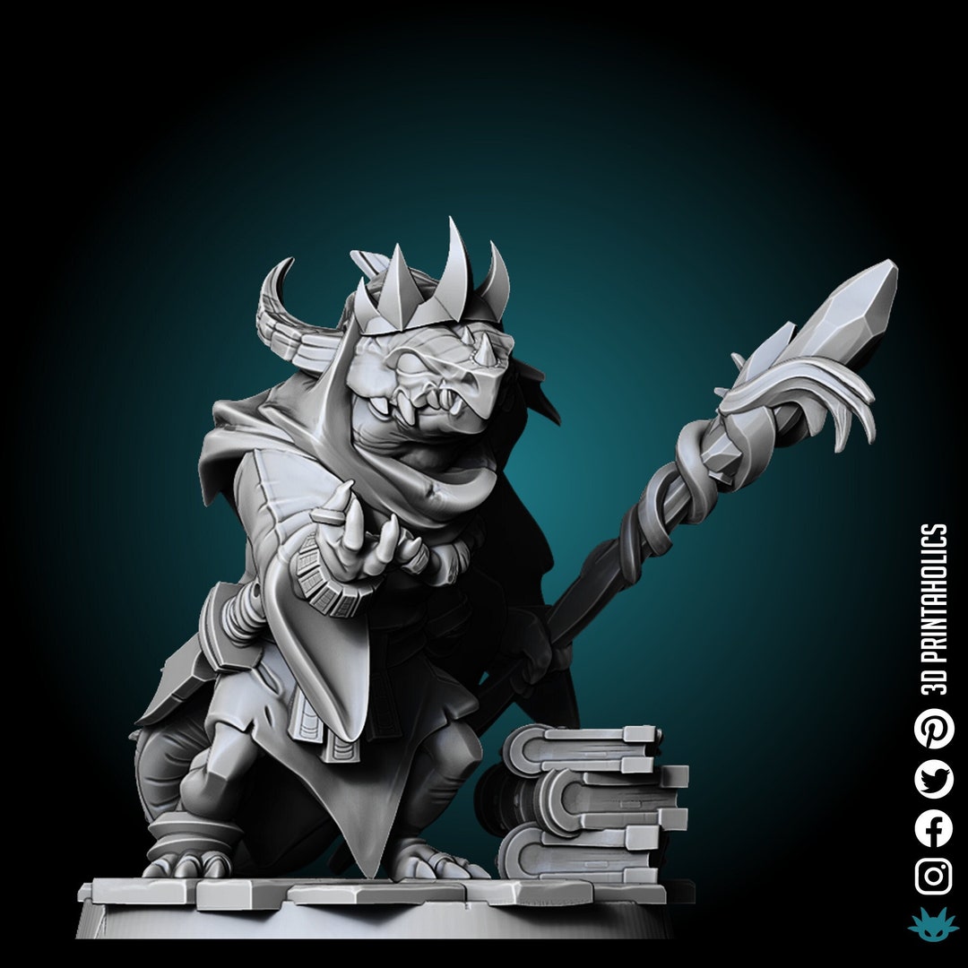 Kobold Warlock Premium Plant Based Resin 3D Printed Miniature, Tabletop ...