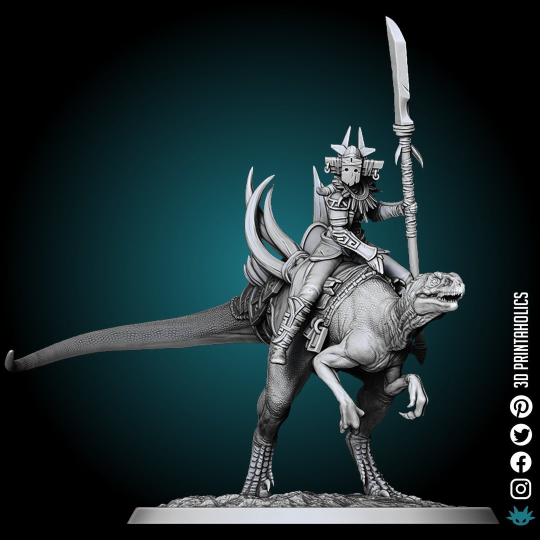 Raptor Rider/armoured/solo - Premium Plant Based Resin 3D Printed ...