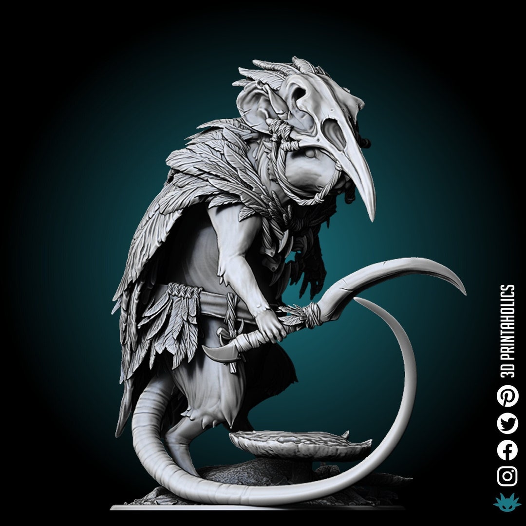 Mouse Rogue Premium Plant Based Resin 3D Printed Miniature - Etsy
