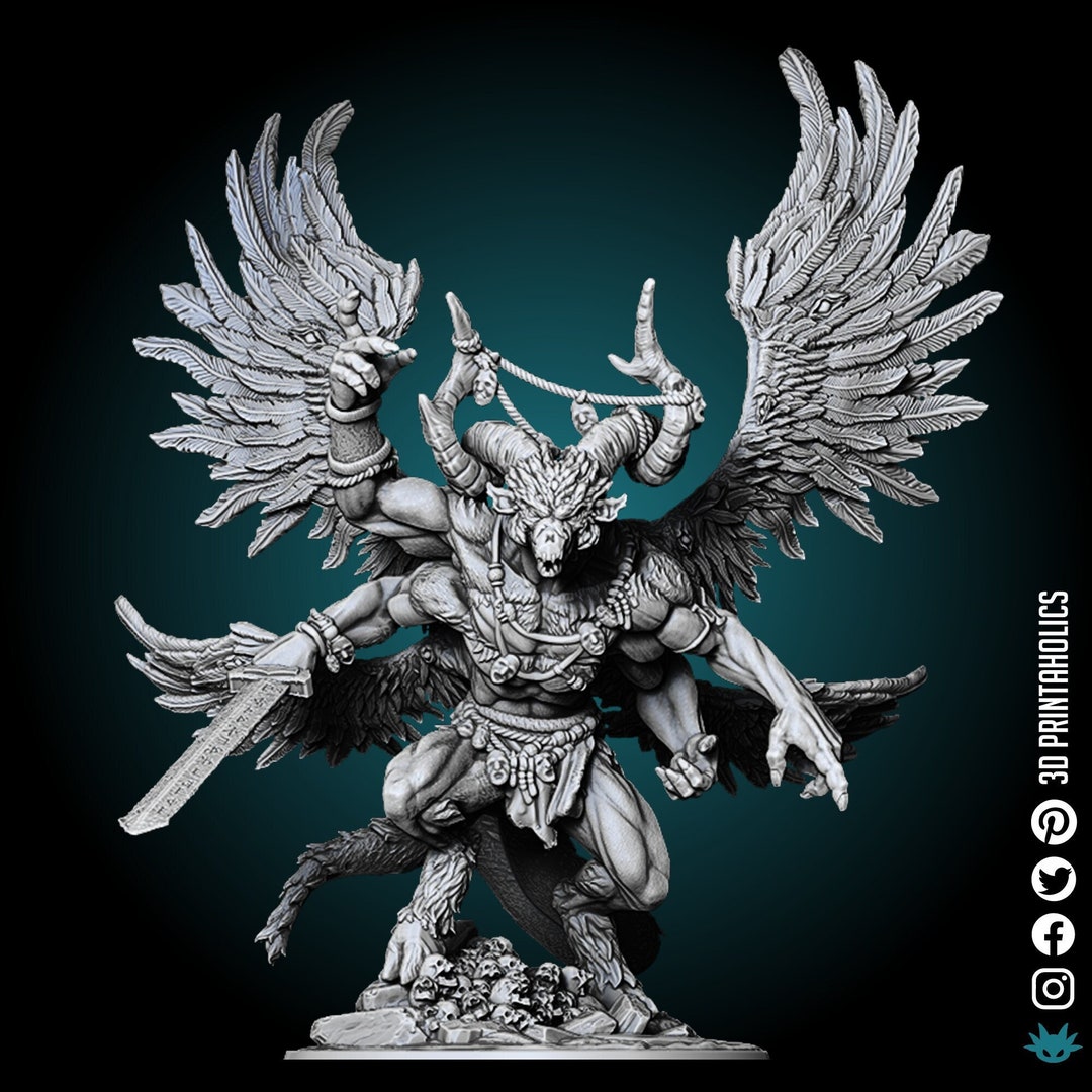 Ancient Nephilim - Premium Plant Based Resin 3D Printed Miniature ...