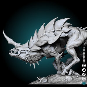 Infernum Dog Premium 4k Plant Based Resin 3D Printed - Etsy