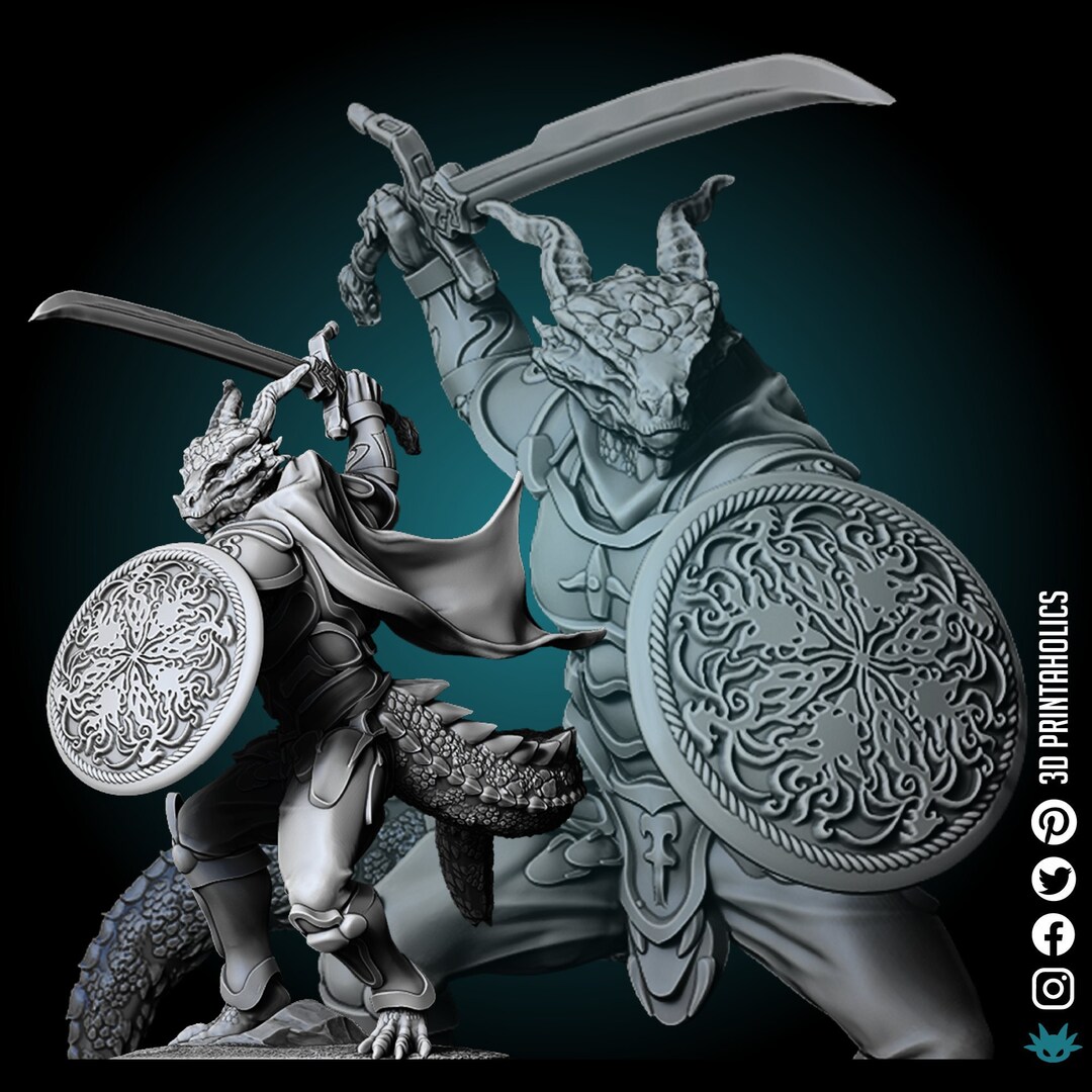 Drakkari Flameblade - Premium 4k Plant Based Resin 3D Printed Miniature ...