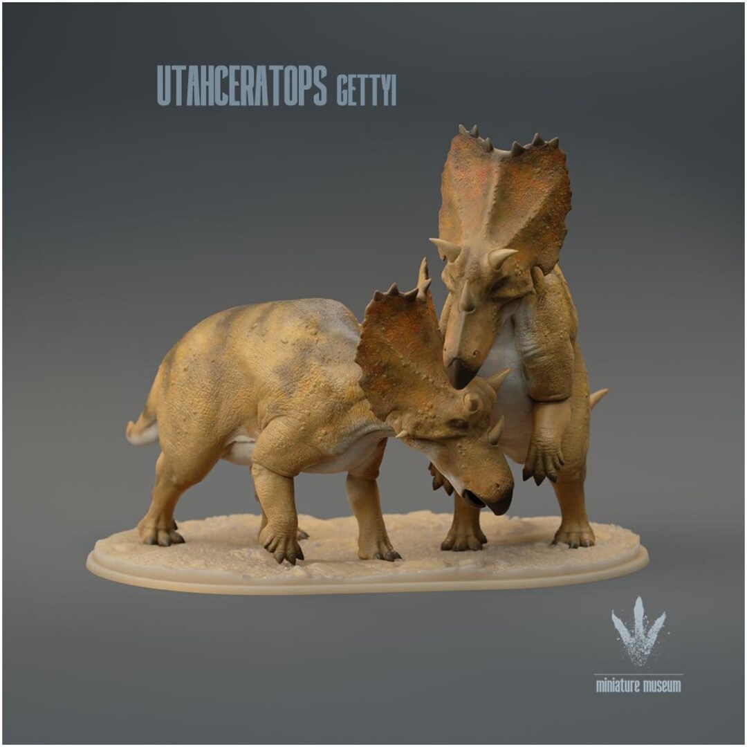 Utahceratops Gettyi Clash - Premium 12k Quality | Highly Detailed ...