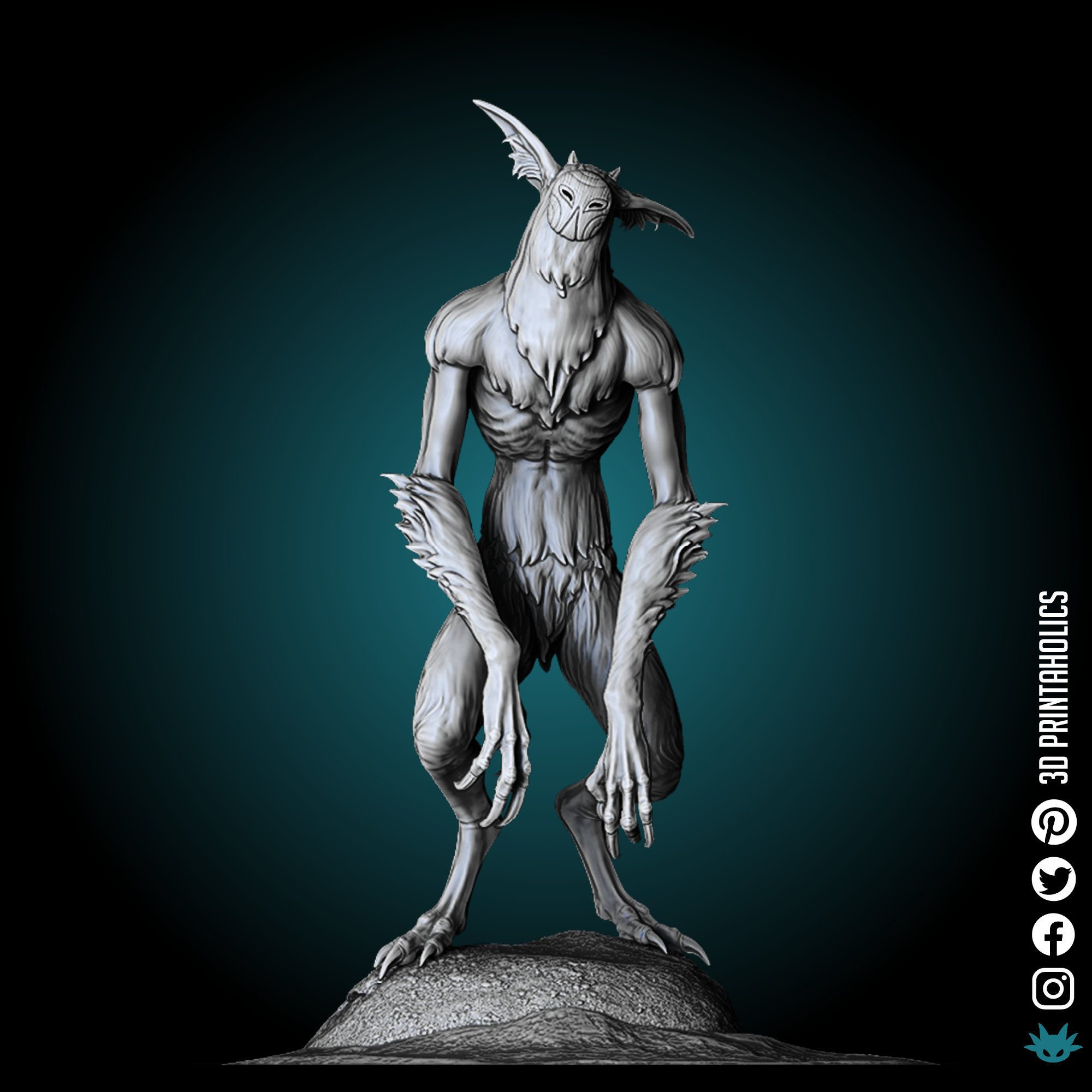 Howler Stand Premium 4k Plant Based Resin 3D Printed - Etsy UK