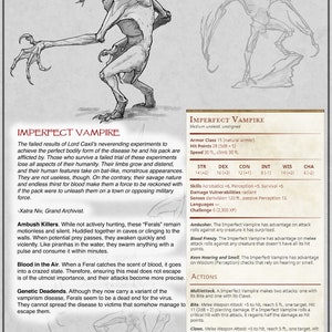 Imperfect Vampire - Premium Plant Based Resin 3D Printed Miniature ...