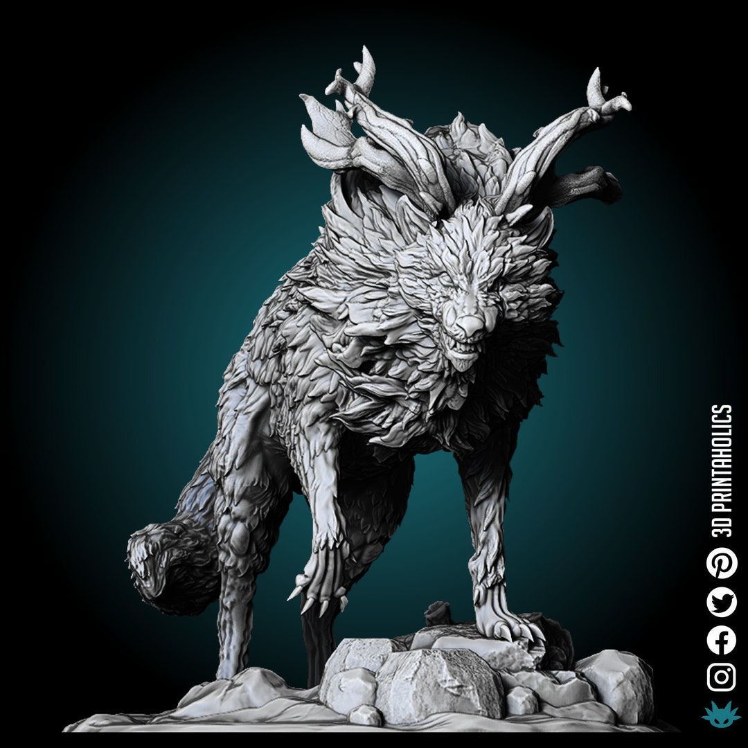 Gwyllgi - Premium 4k Plant Based Resin 3D Printed Miniature, Tabletop ...