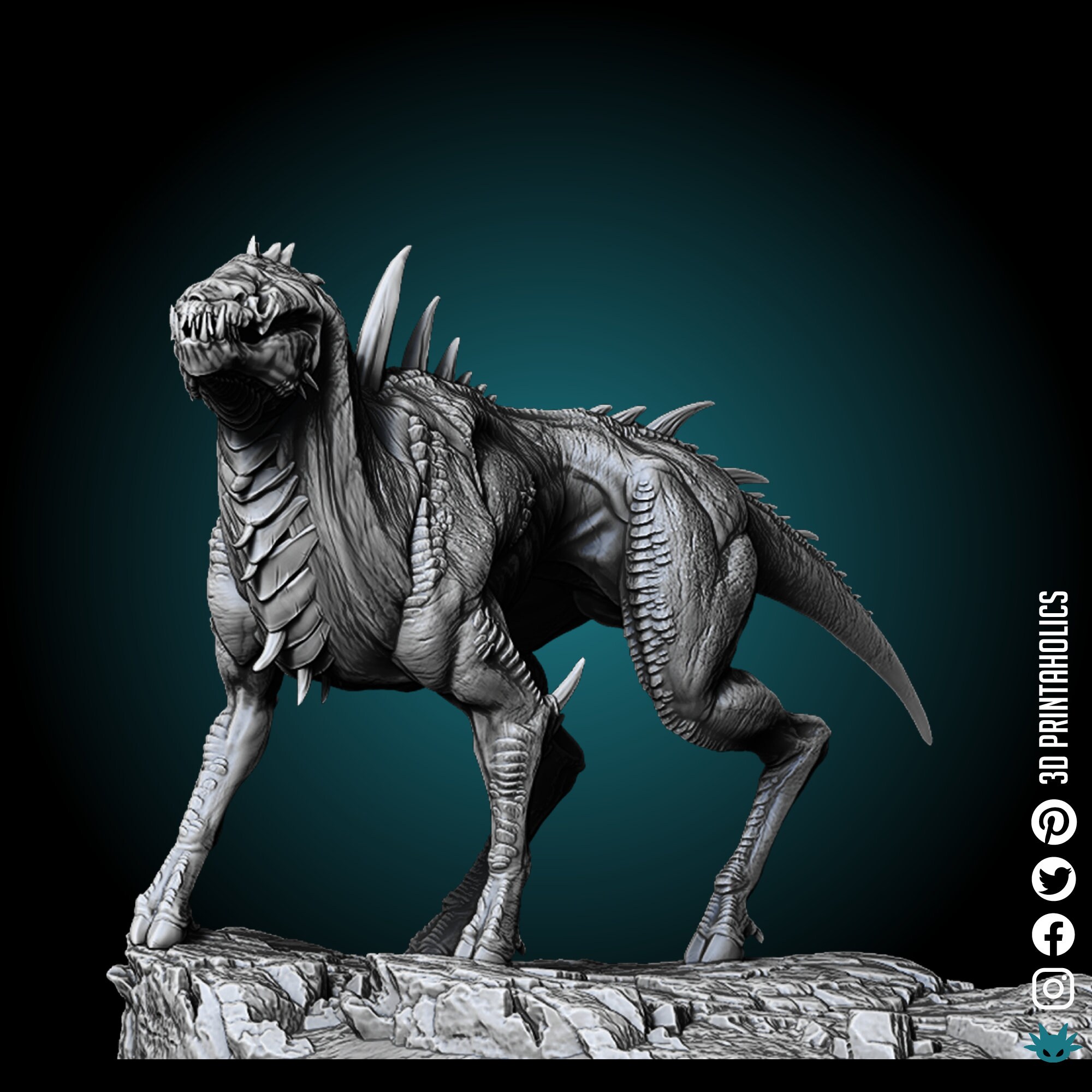 Infernum Dog Premium 4k Plant Based Resin 3D Printed - Etsy Australia