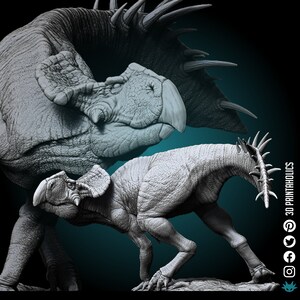 Protoceratops Bundle Pack - Premium 4k Plant Based Resin 3D Printed Miniature, Tabletop Gaming ...
