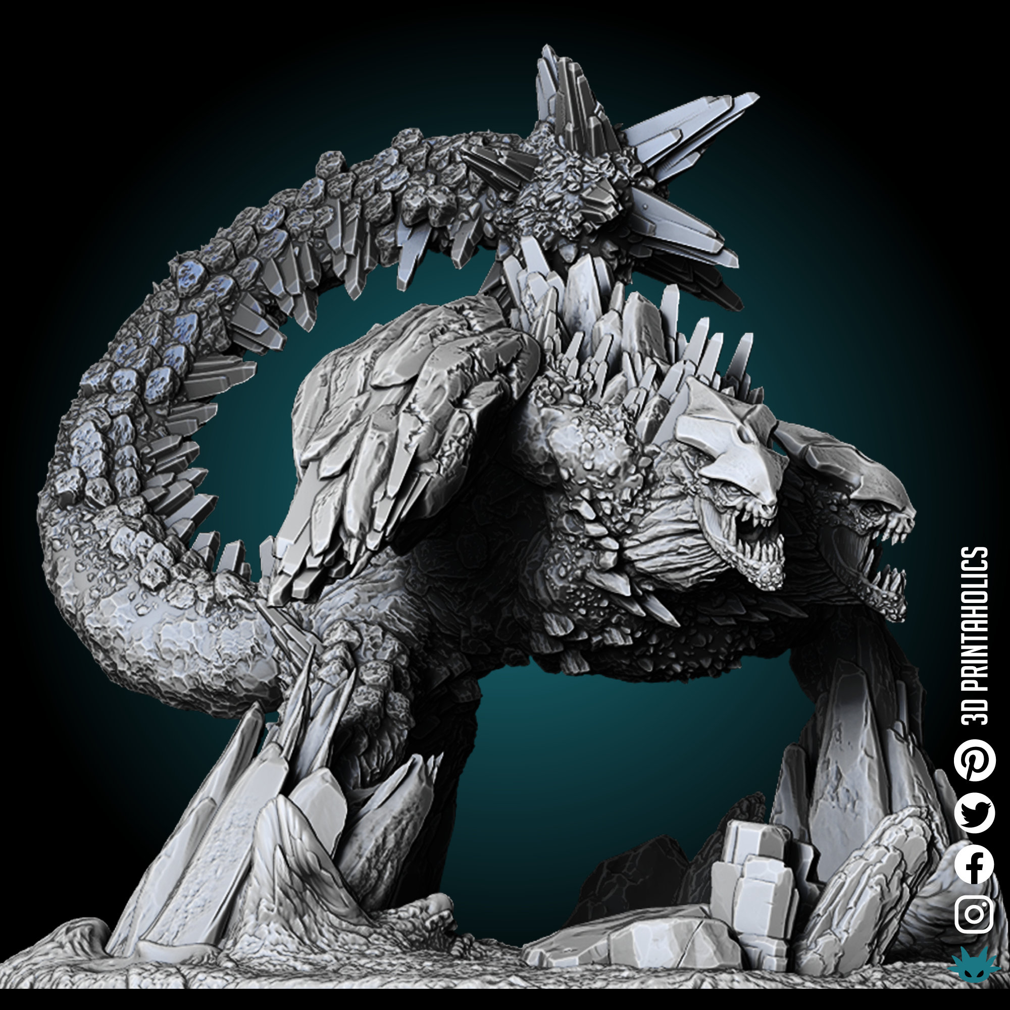 Mountain Titan Premium 4k Plant Based Resin 3D Printed - Etsy