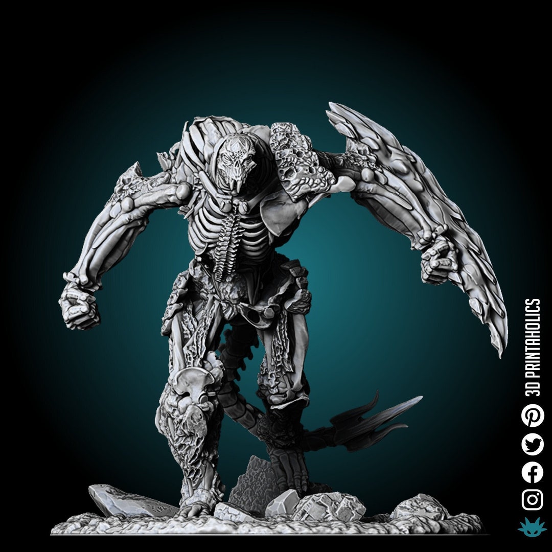 Bone Colossus Premium 4k Plant Based Resin 3D Printed Miniature ...