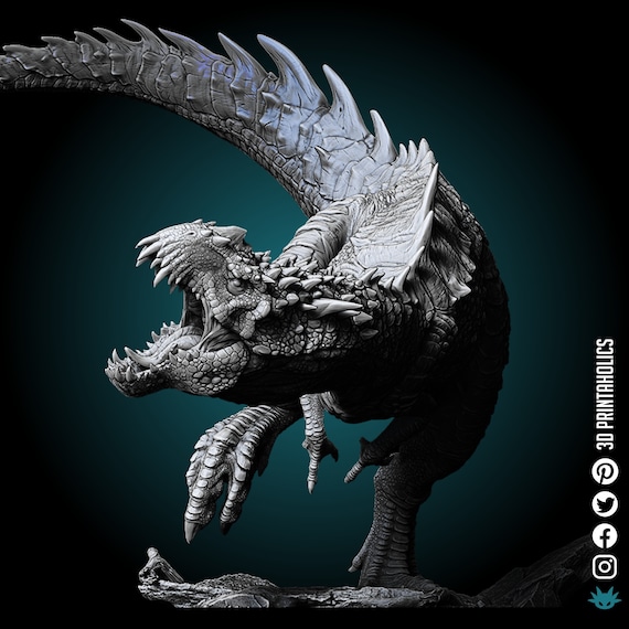 T-rex Dinosaur Premium Plant Based Resin 3D Printed - Etsy