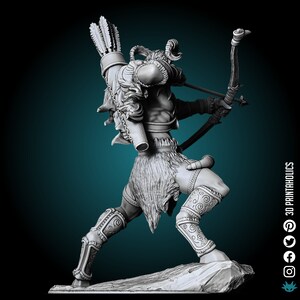 Satyr/faun Archer - Premium 4k Plant Based Resin 3D Printed Miniature ...