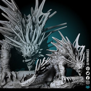 King Basilisk - Premium 4k Plant Based Resin 3D Printed Miniature ...