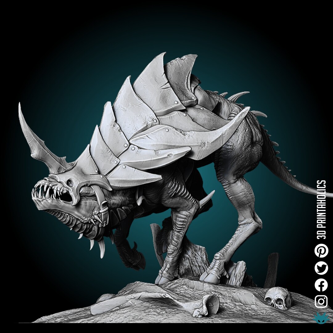 Infernum Dog Premium 4k Plant Based Resin 3D Printed - Etsy