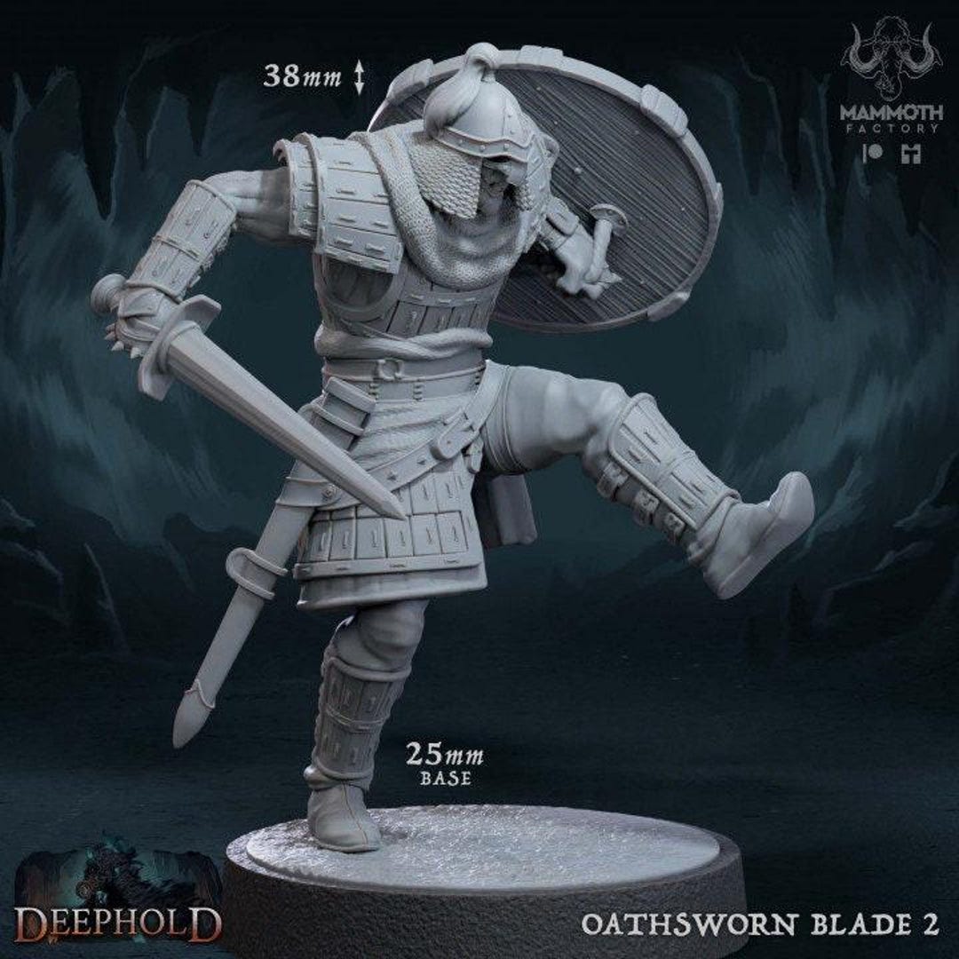 Oathsworn Blade, Kick Premium 12k Quality Highly Detailed Figures ...
