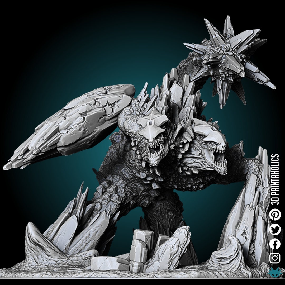 Mountain Titan - Premium 4k Plant Based Resin 3D Printed Miniature ...