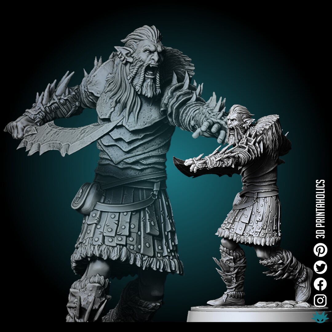 Hobgoblin Premium 4k Plant Based Resin 3D Printed Miniature, Tabletop ...