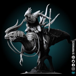 Dilophosaurus kenku Riders Bundle Pack Premium 4k Plant Based Resin 3D ...