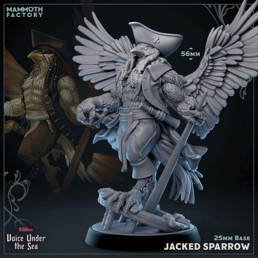 Jacked Sparrow - Premium 12k Quality | Highly Detailed Figures ...
