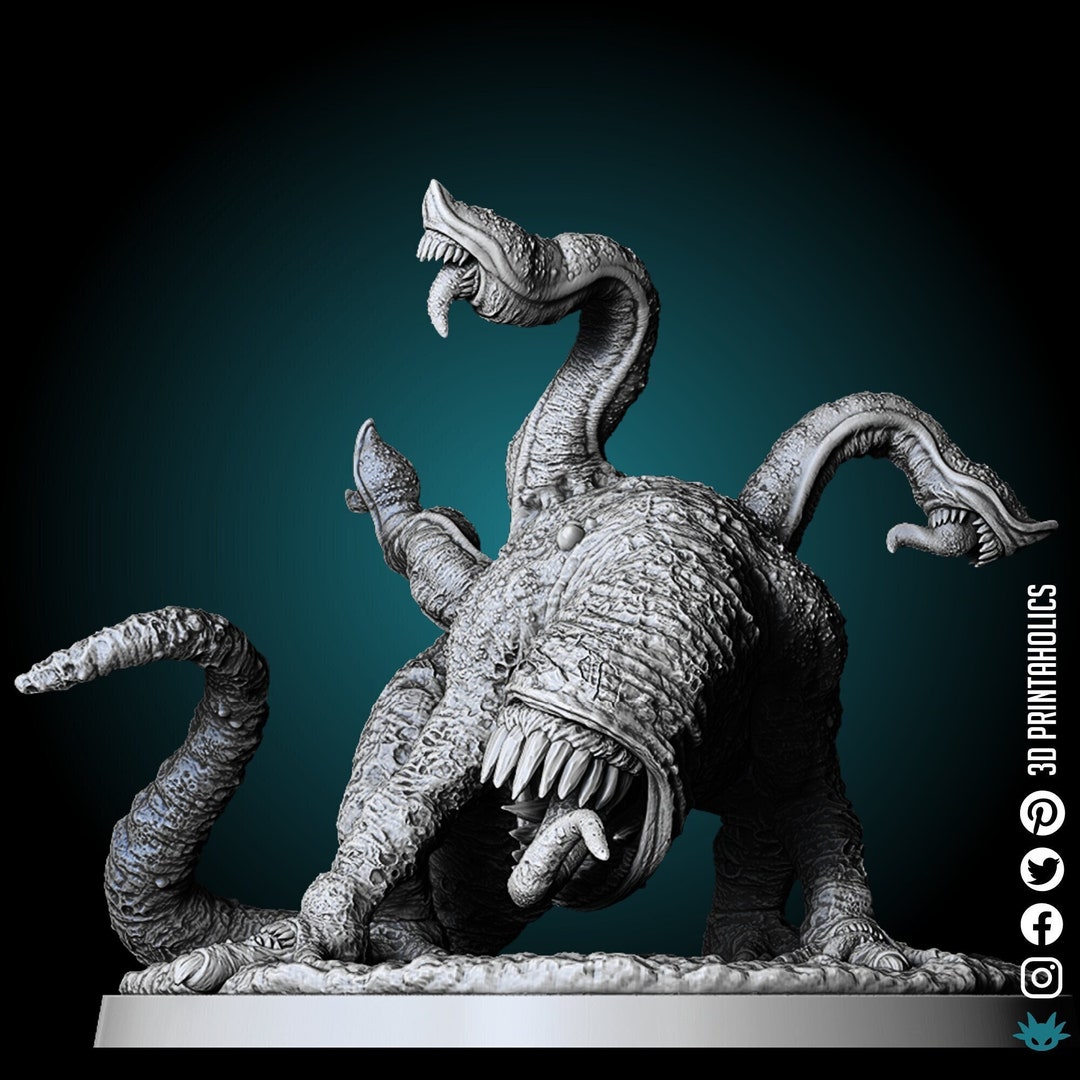 Devourer Beast Premium Plant Based Resin 3D Printed Miniature, Tabletop ...