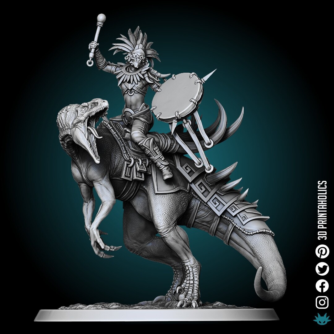 Raptor Rider/armoured/solo - Premium Plant Based Resin 3D Printed ...