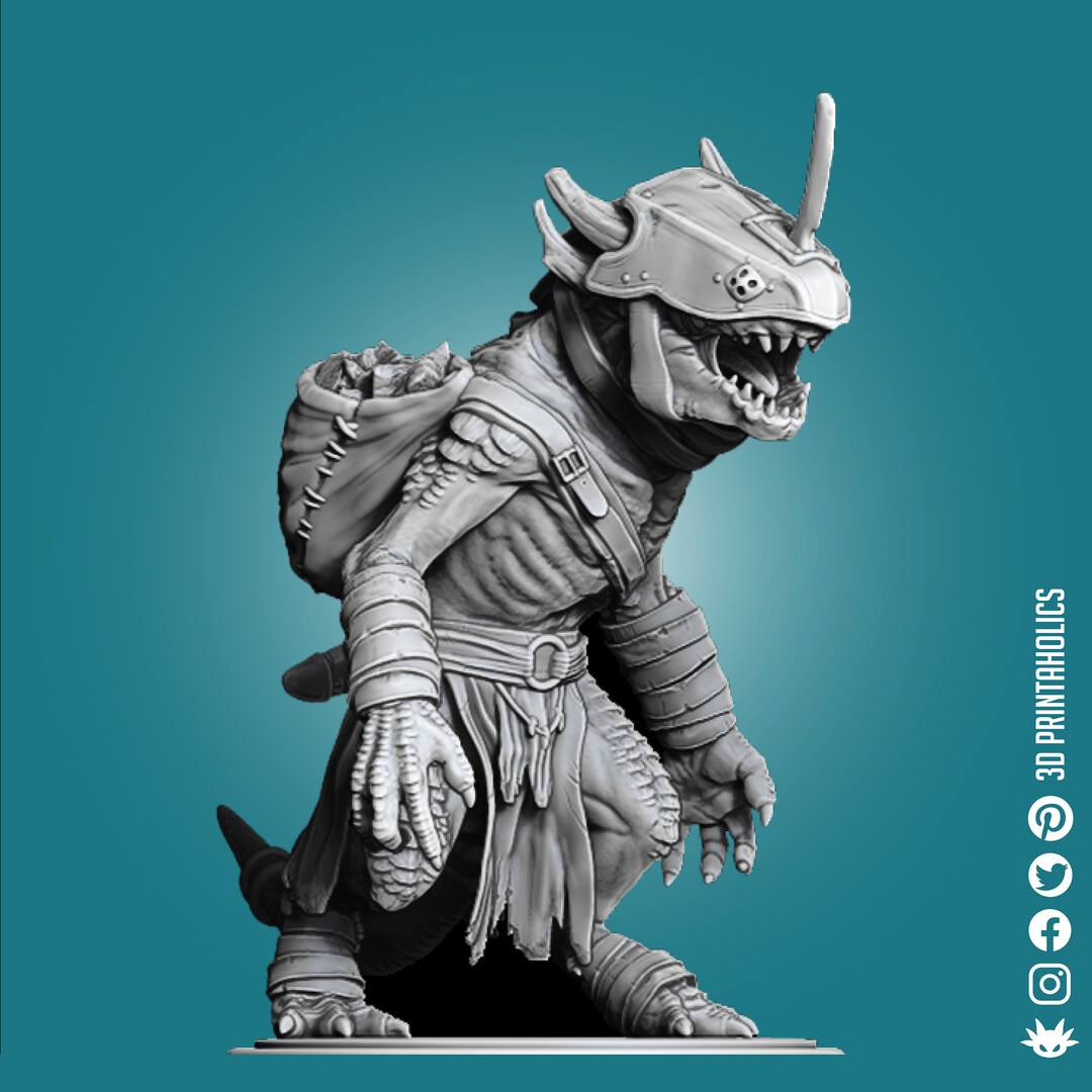 Kobold Helmet Premium Plant Based Resin 3D Printed - Etsy