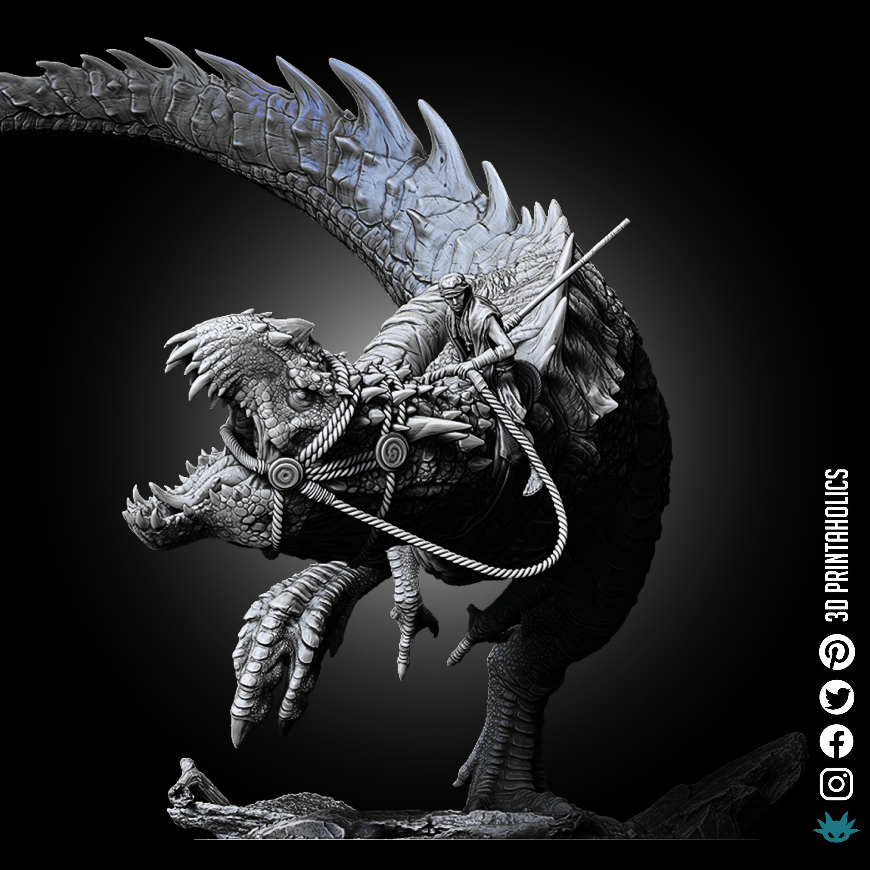 T-rex Dinosaur Premium Plant Based Resin 3D Printed - Etsy