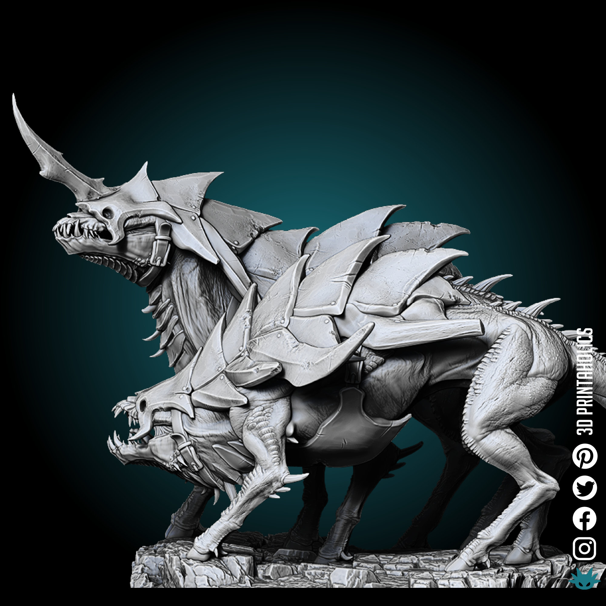 Infernum Dog Premium 4k Plant Based Resin 3D Printed - Etsy UK