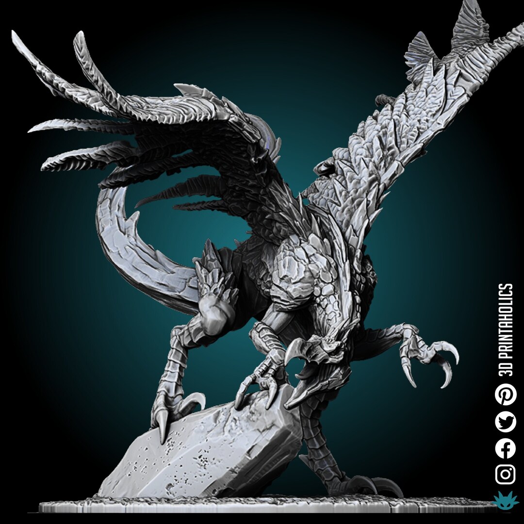 Lithovore Premium 4k Plant Based Resin 3D Printed Miniature, Tabletop ...